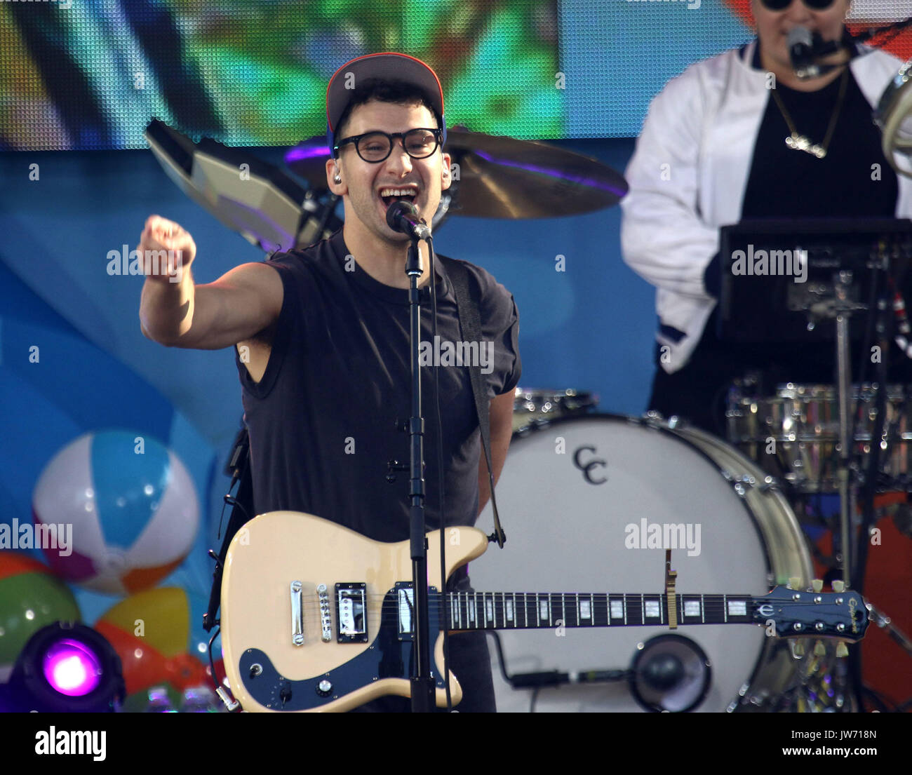 New York, New York, USA. 11th Aug, 2017. Singer/guitarist JACK ANTONOFF ...