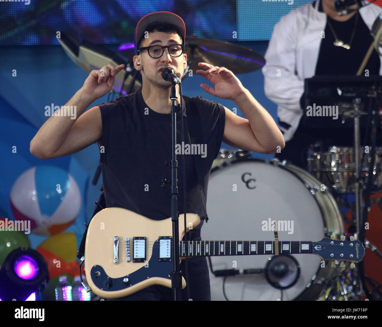 New York, New York, USA. 11th Aug, 2017. Singer/guitarist JACK ANTONOFF ...