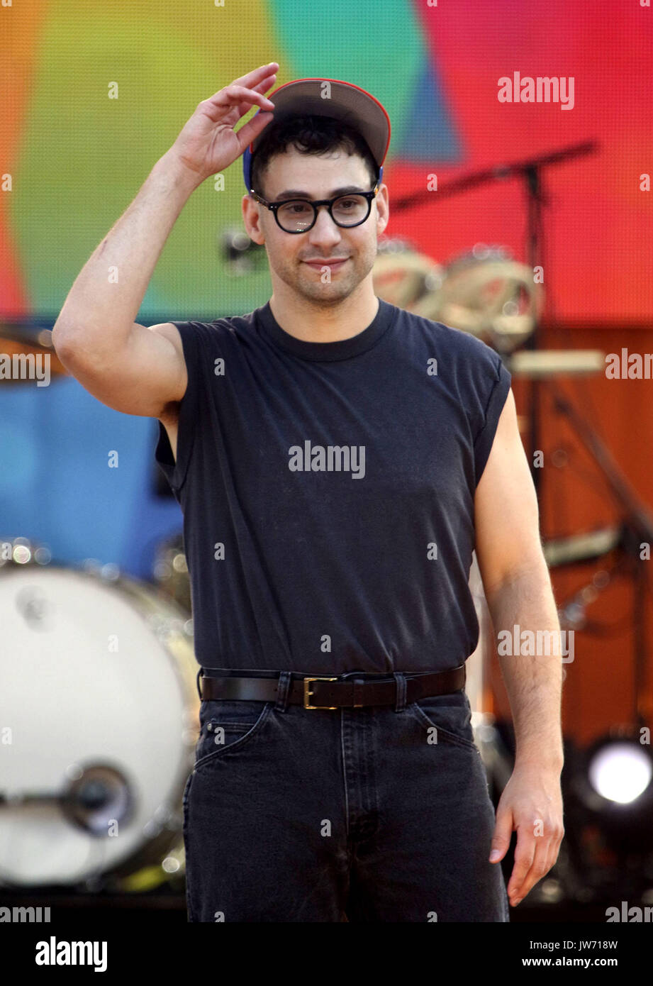 New York, New York, USA. 11th Aug, 2017. Singer/guitarist JACK ANTONOFF ...