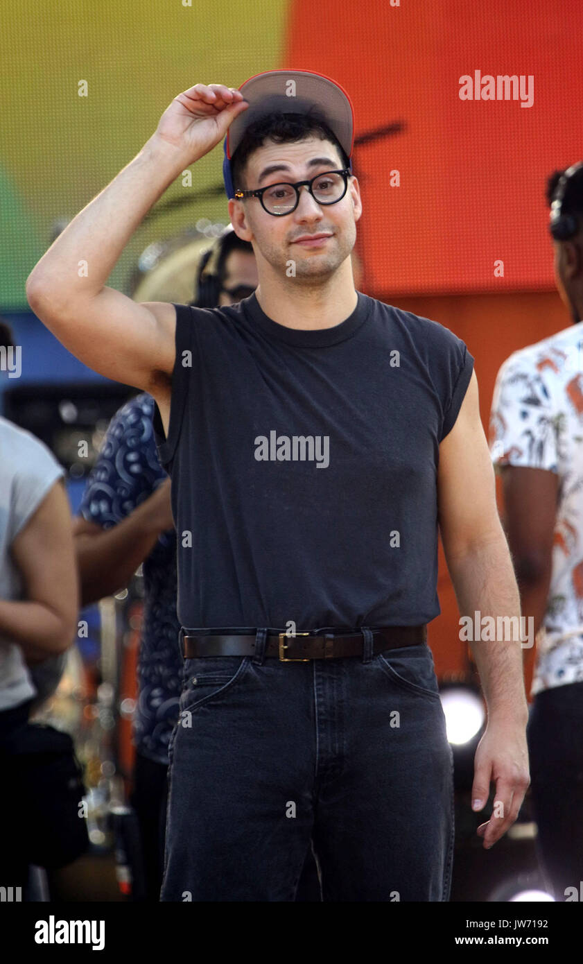 New York, New York, USA. 11th Aug, 2017. Singer/guitarist JACK ANTONOFF ...