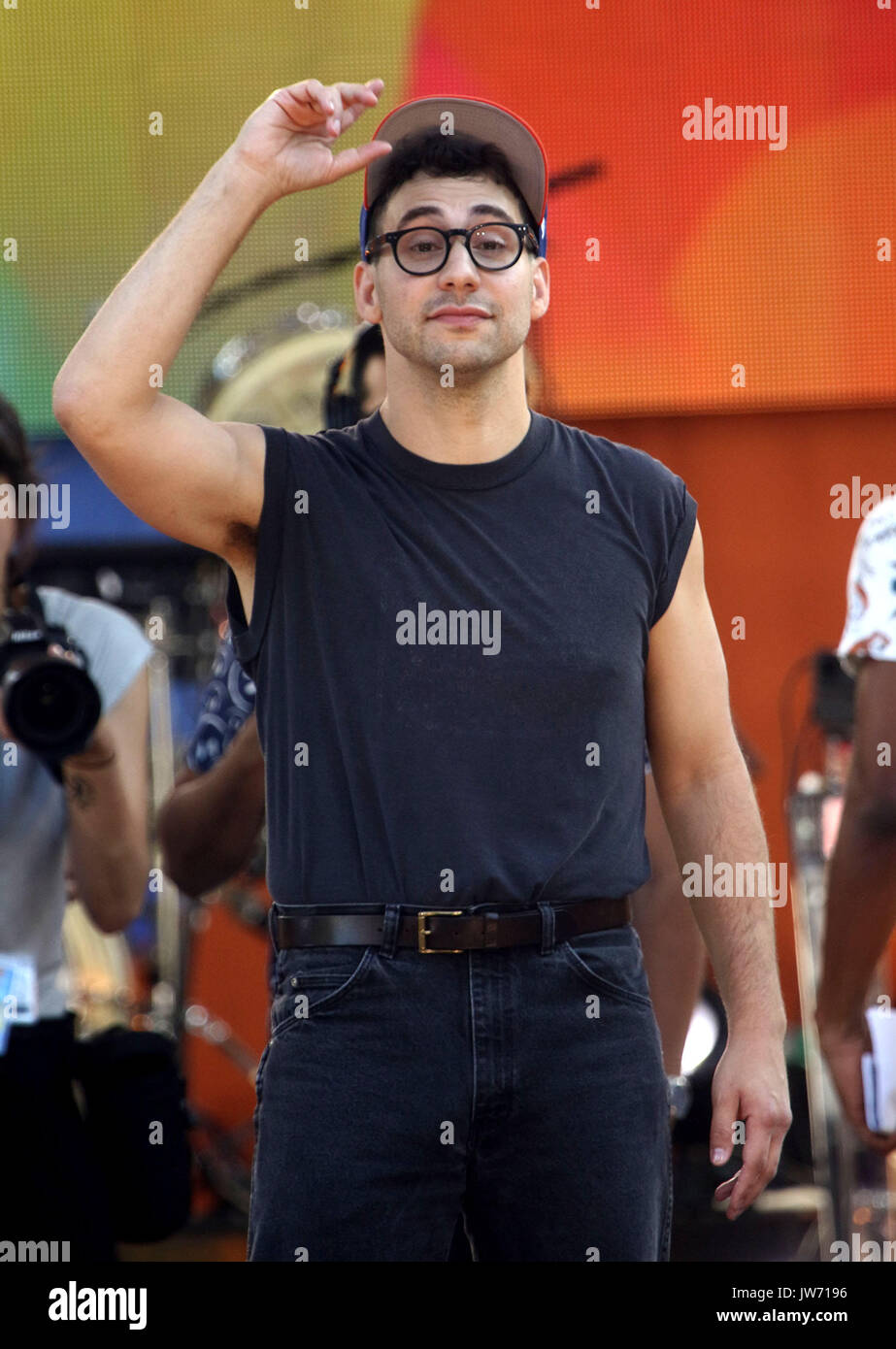 New York, New York, USA. 11th Aug, 2017. Singer/guitarist JACK ANTONOFF ...