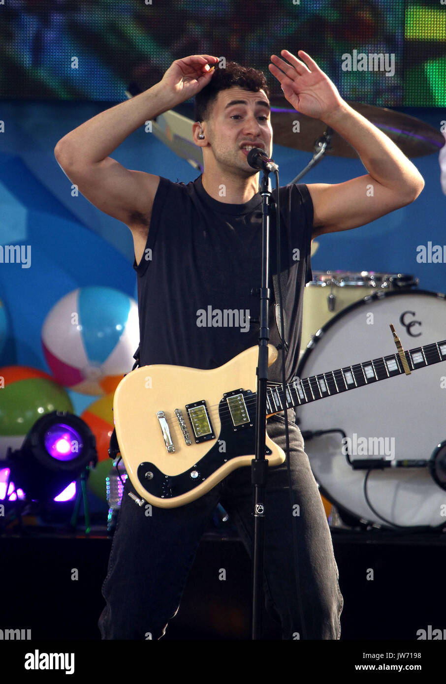 New York, New York, USA. 11th Aug, 2017. Singer/guitarist JACK ANTONOFF ...