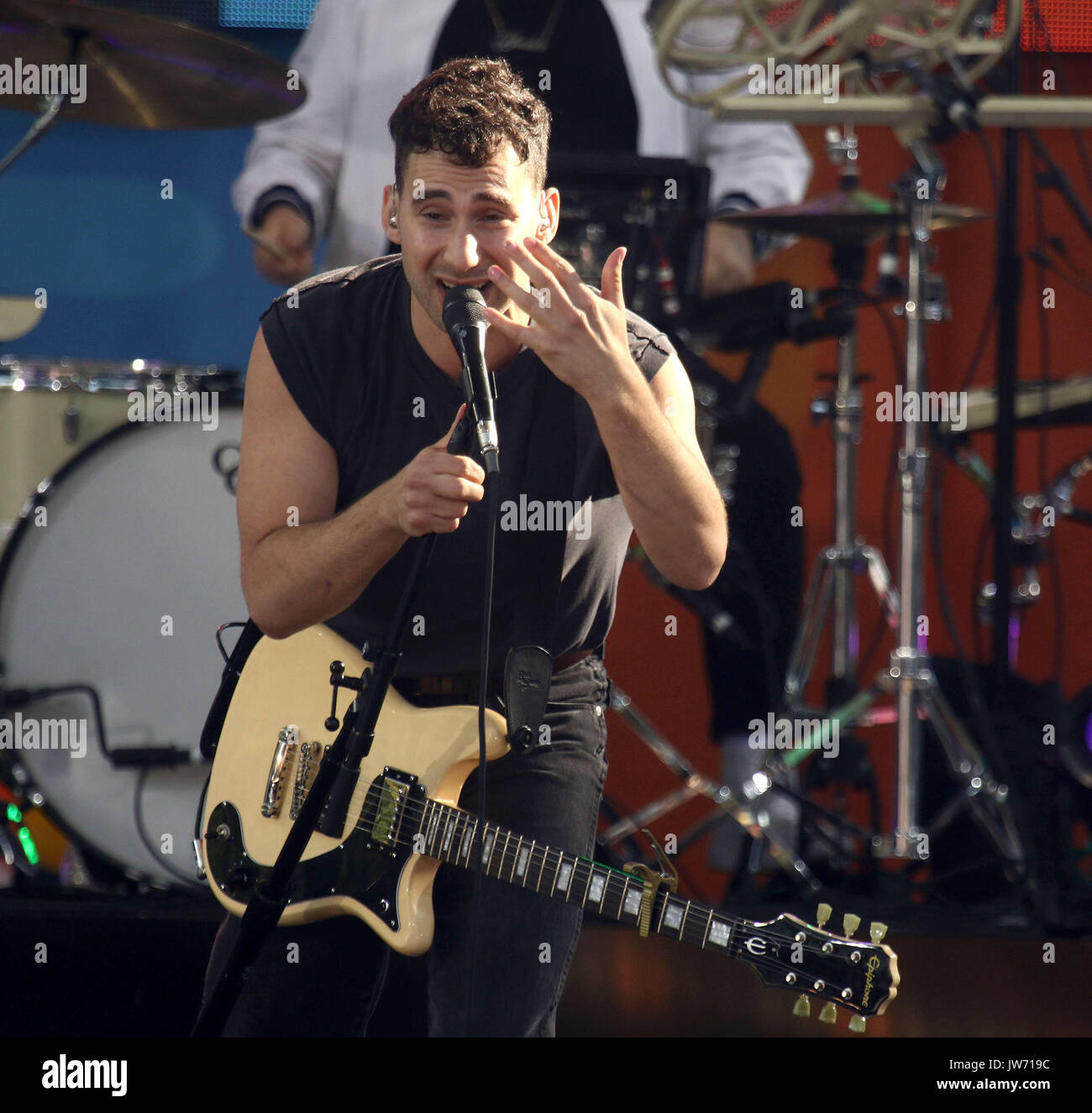 New York, New York, USA. 11th Aug, 2017. Singer/guitarist JACK ANTONOFF ...
