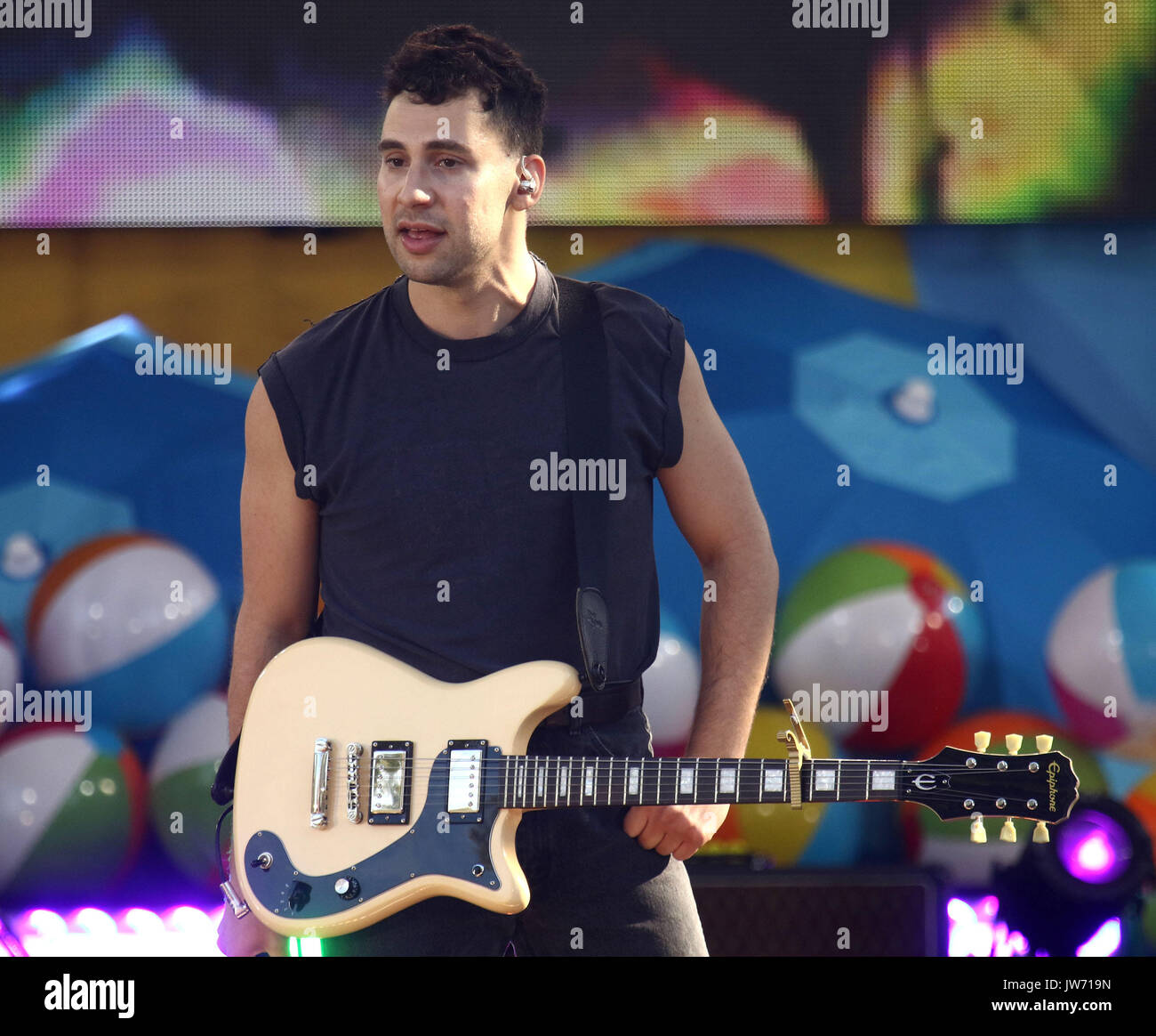 New York, New York, USA. 11th Aug, 2017. Singer/guitarist JACK ANTONOFF ...