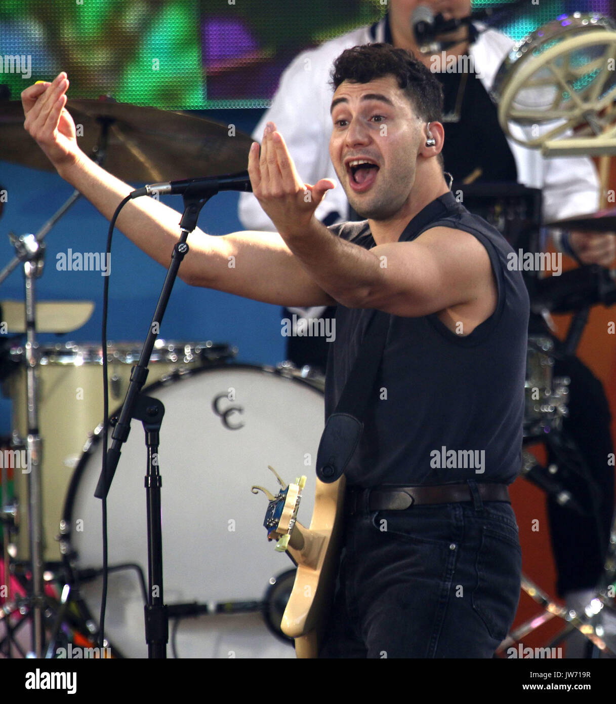 New York, New York, USA. 11th Aug, 2017. Singer/guitarist JACK ANTONOFF ...