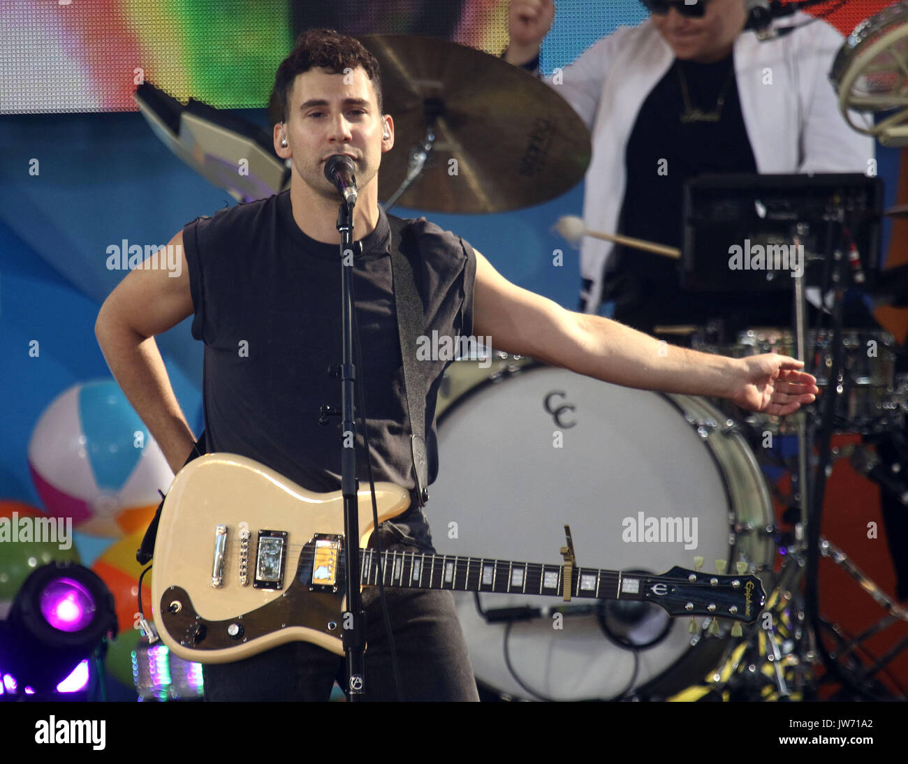 New York, New York, USA. 11th Aug, 2017. Singer/guitarist JACK ANTONOFF ...