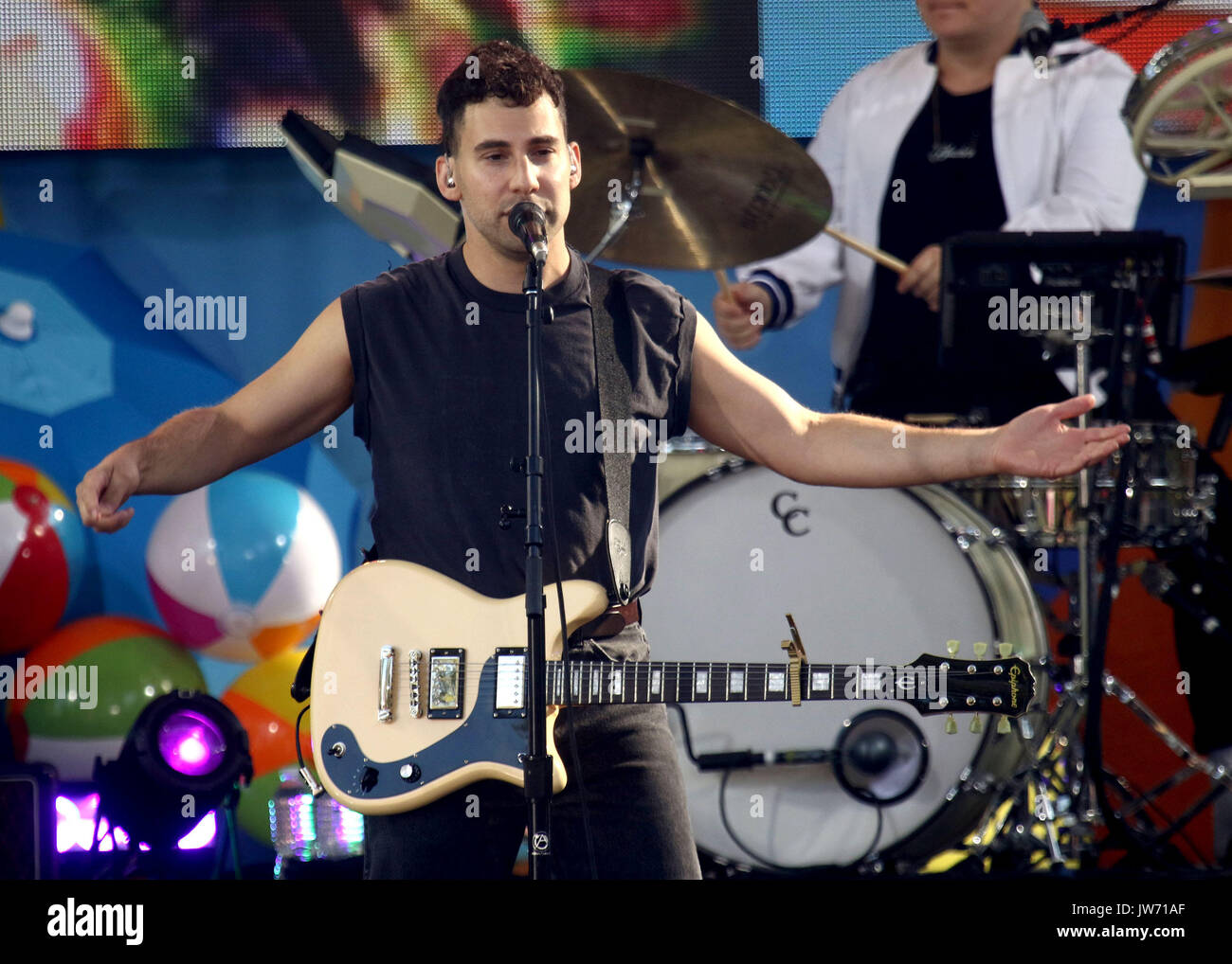 New York, New York, USA. 11th Aug, 2017. Singer/guitarist JACK ANTONOFF ...