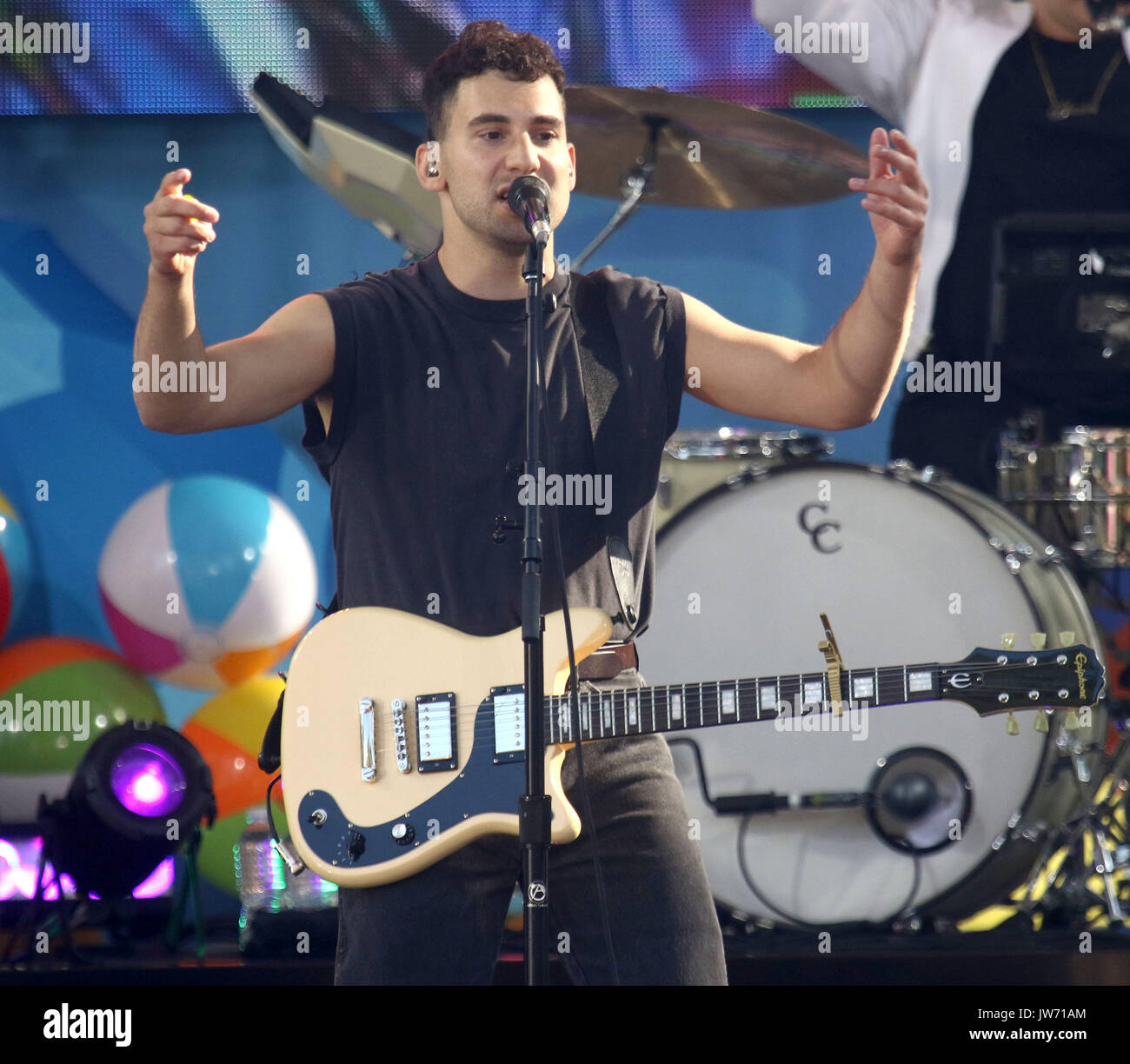 New York, New York, USA. 11th Aug, 2017. Singer/guitarist JACK ANTONOFF ...
