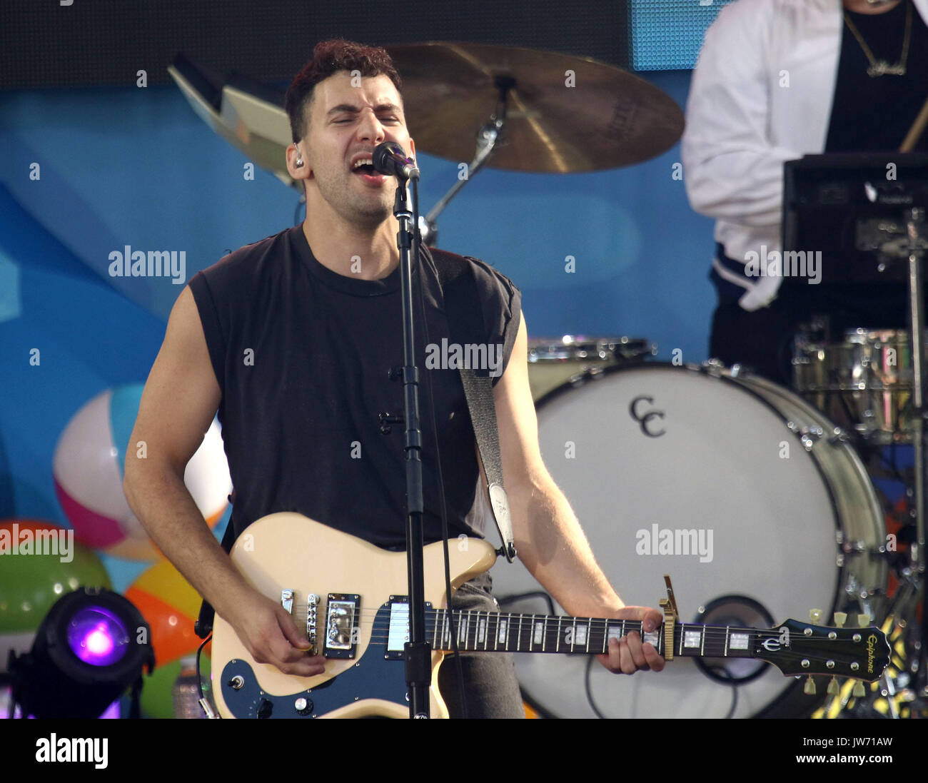 New York, New York, USA. 11th Aug, 2017. Singer/guitarist JACK ANTONOFF ...
