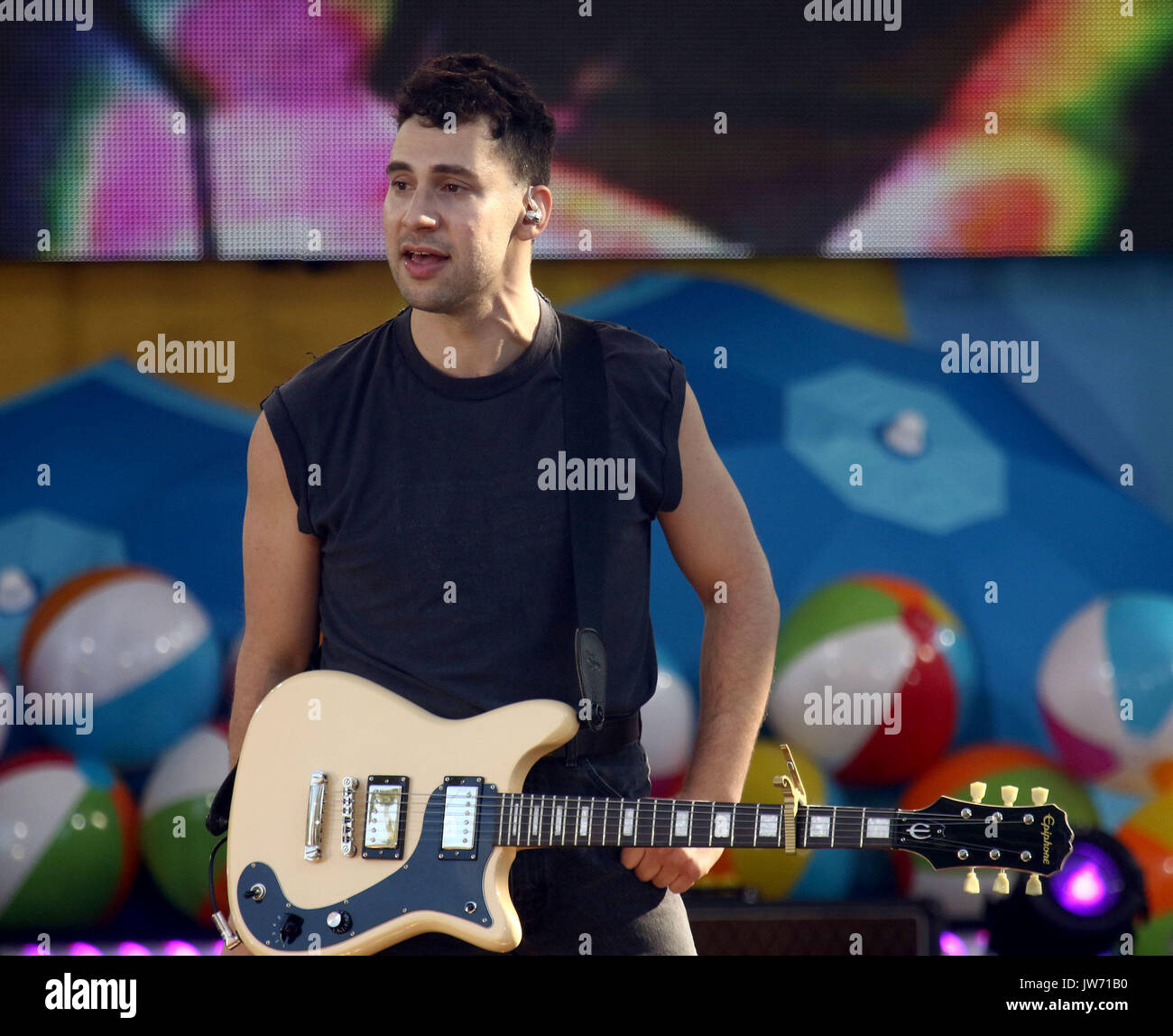 New York, New York, USA. 11th Aug, 2017. Singer/guitarist JACK ANTONOFF ...