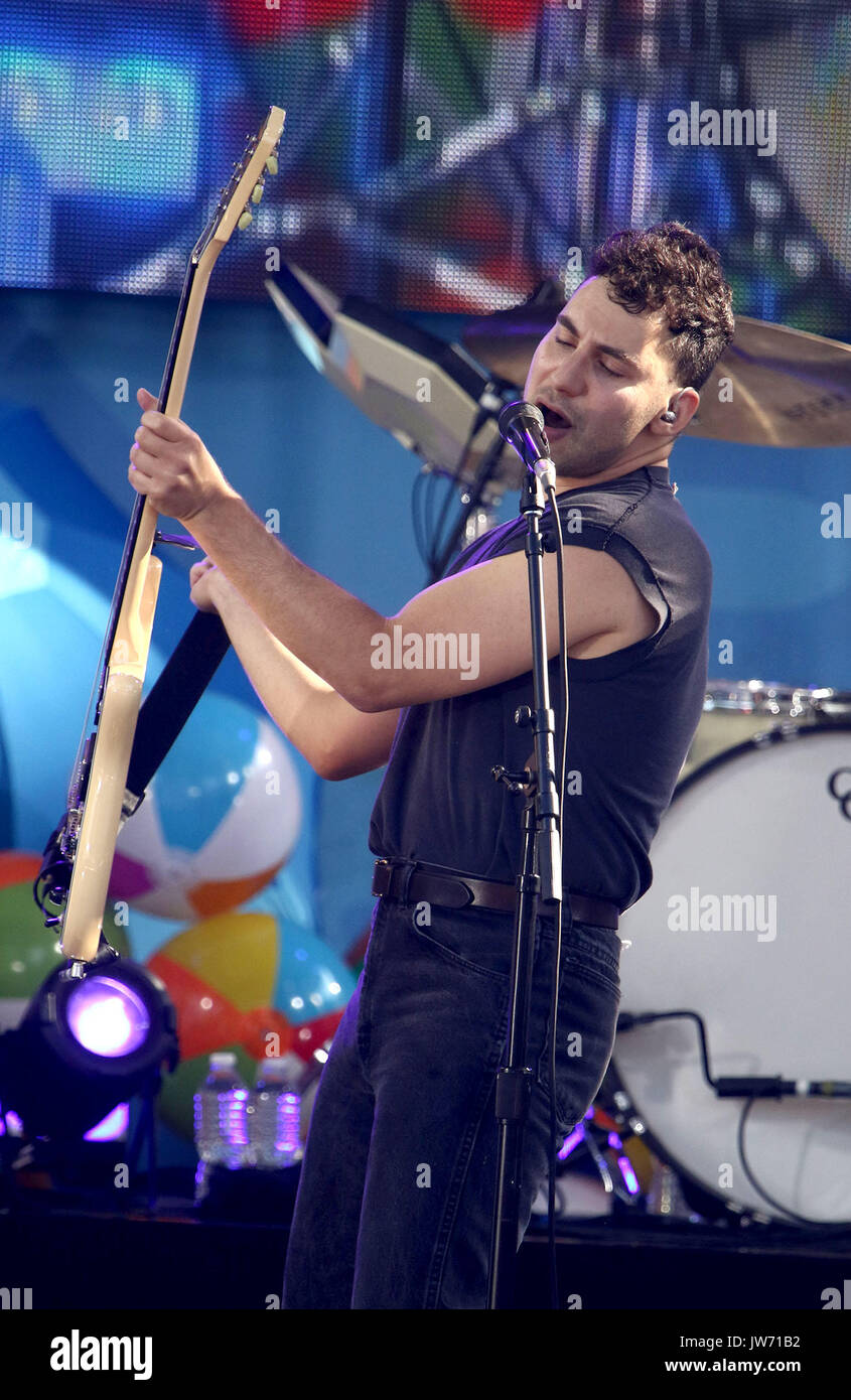 New York, New York, USA. 11th Aug, 2017. Singer/guitarist JACK ANTONOFF ...