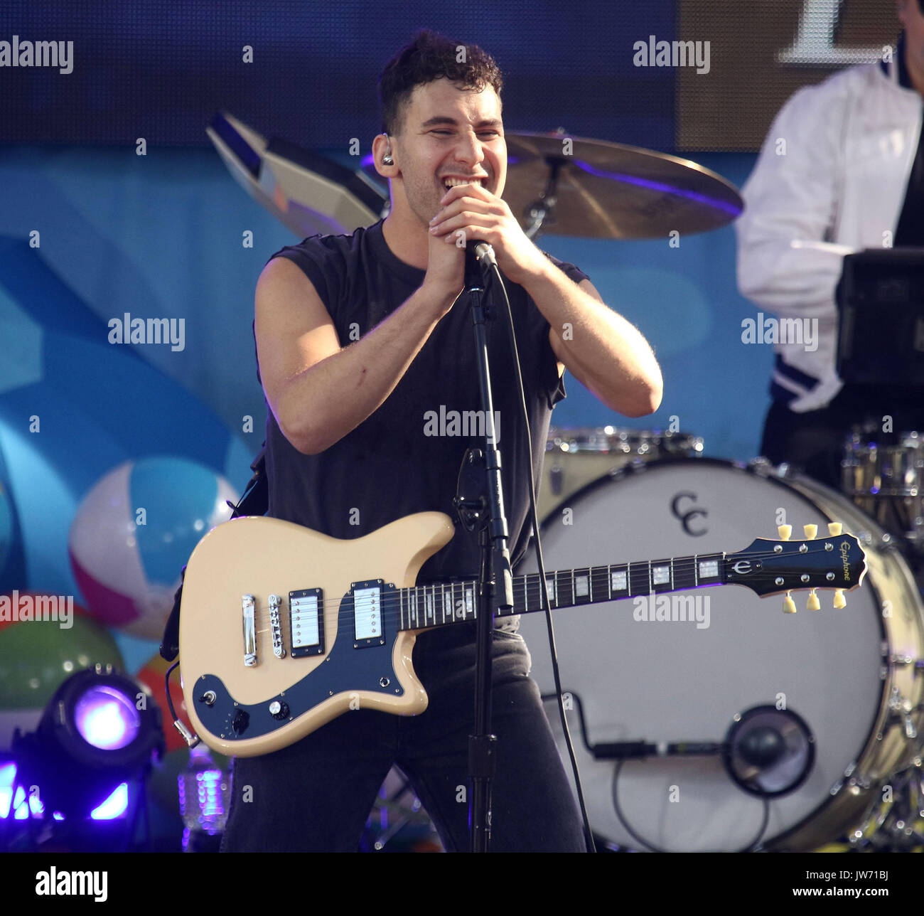 New York, New York, USA. 11th Aug, 2017. Singer/guitarist JACK ANTONOFF ...