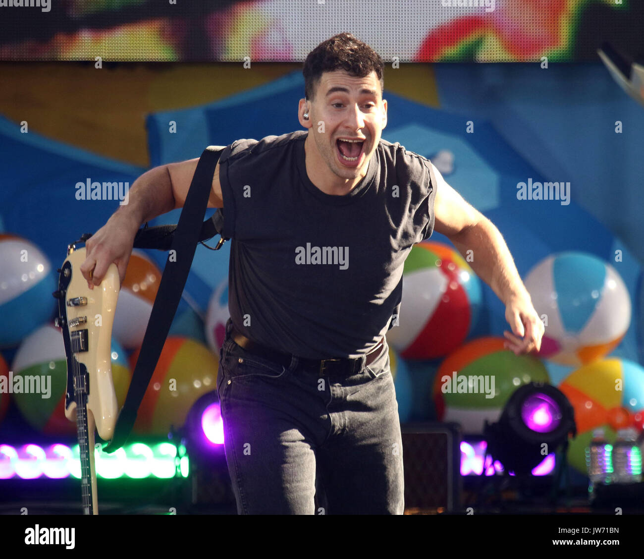 New York, New York, USA. 11th Aug, 2017. Singer/guitarist JACK ANTONOFF ...