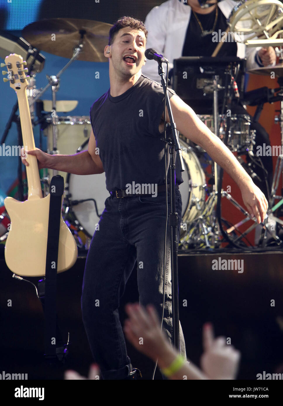 New York, New York, USA. 11th Aug, 2017. Singer/guitarist JACK ANTONOFF ...