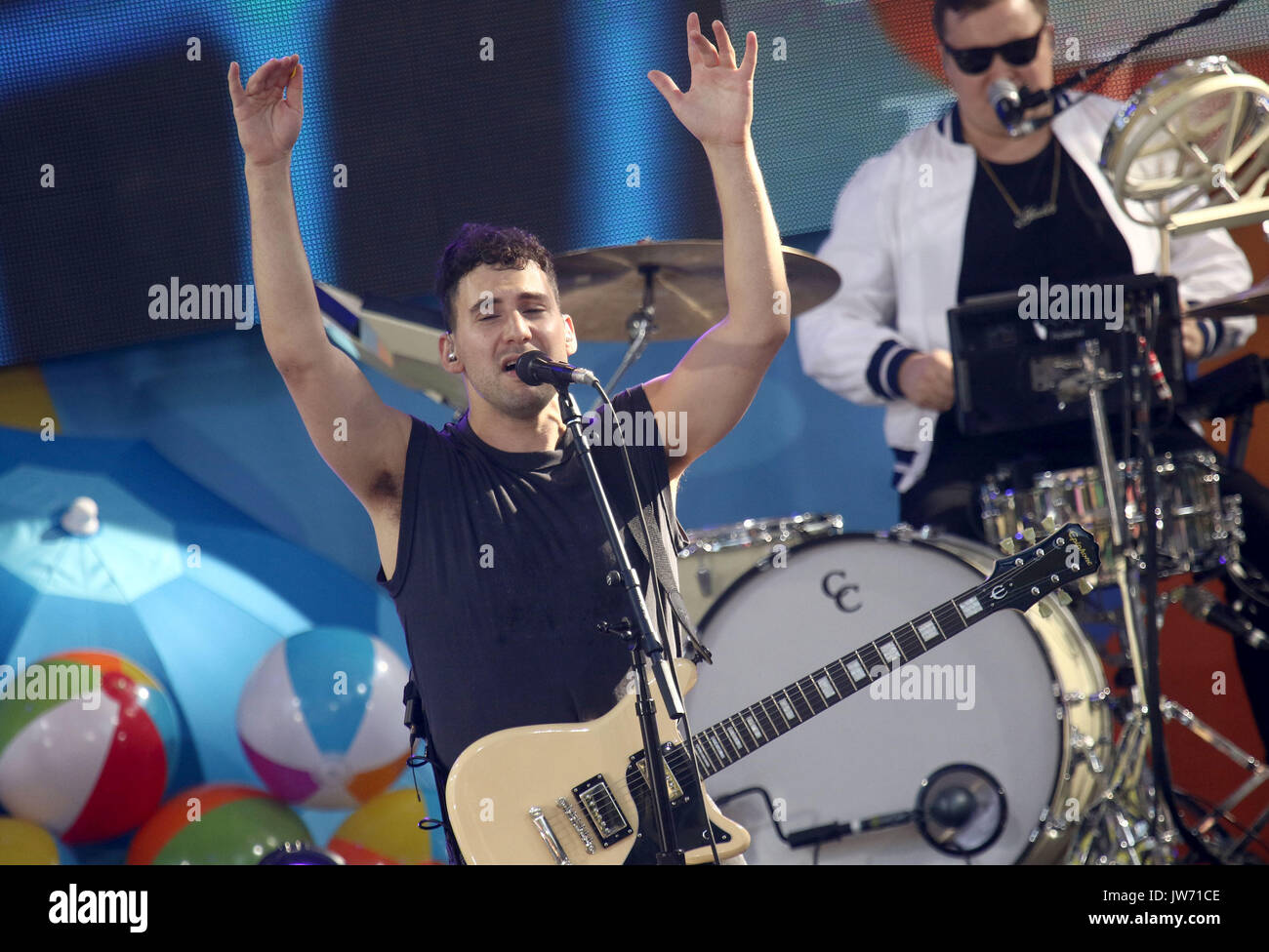 New York, New York, USA. 11th Aug, 2017. Singer/guitarist JACK ANTONOFF ...