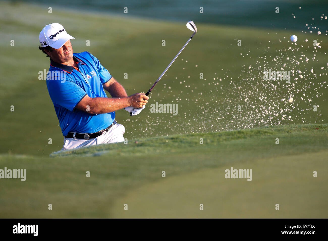 August 10, 2017: Stuart Deane of the United States hits out of the ...