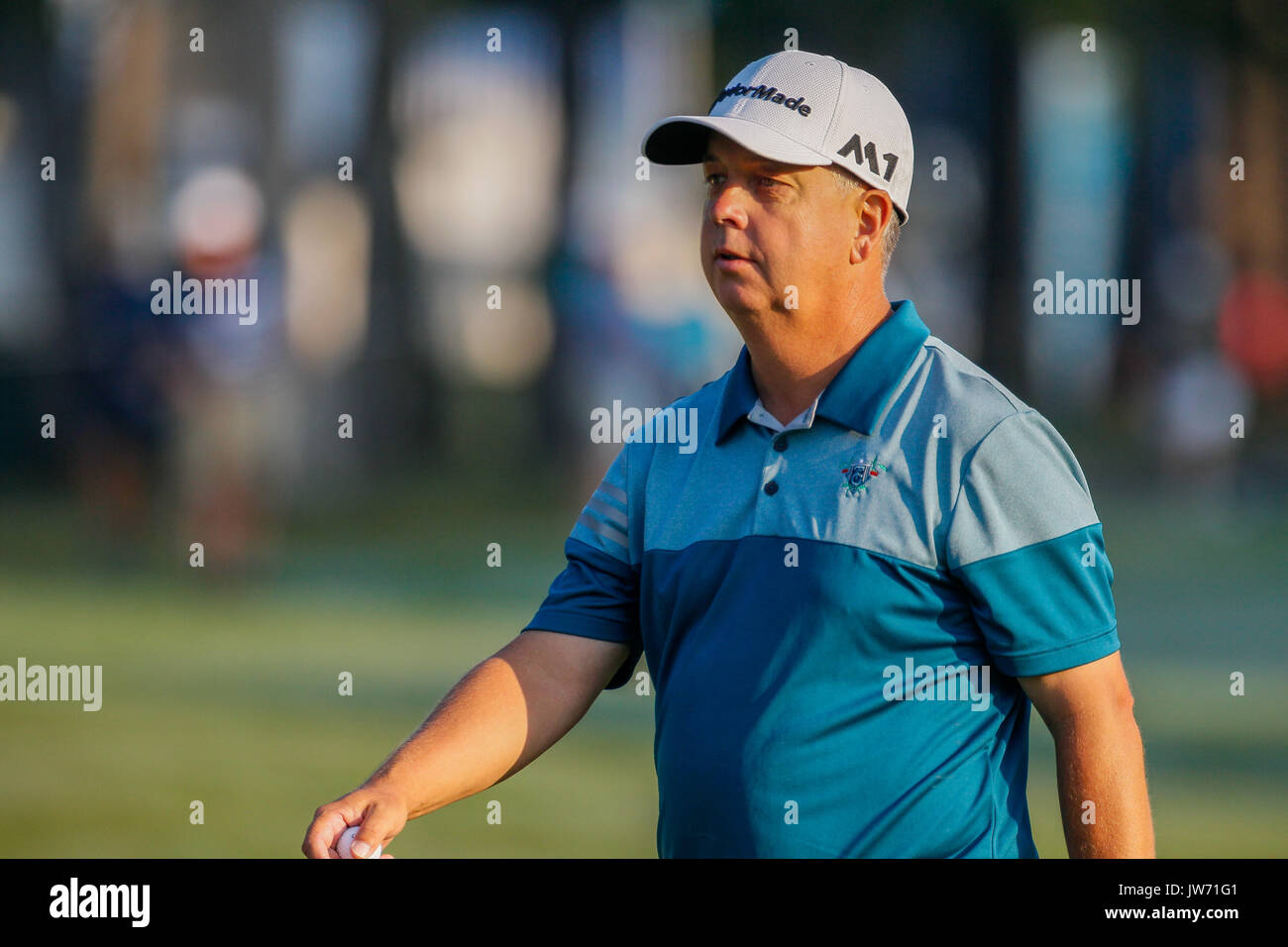August 10, 2017: Scott Hebert of the United States heads for the 11th ...