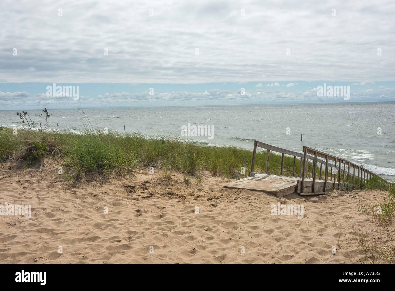 Saugatuck, MI, USA. 14th July, 2017. OVAL BEACH in SAUGATUCK, MICHIGAN ...