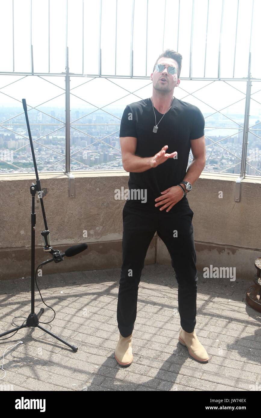 New York, NY, USA. 11th Aug, 2017. Singer, songwriter and actor James ...