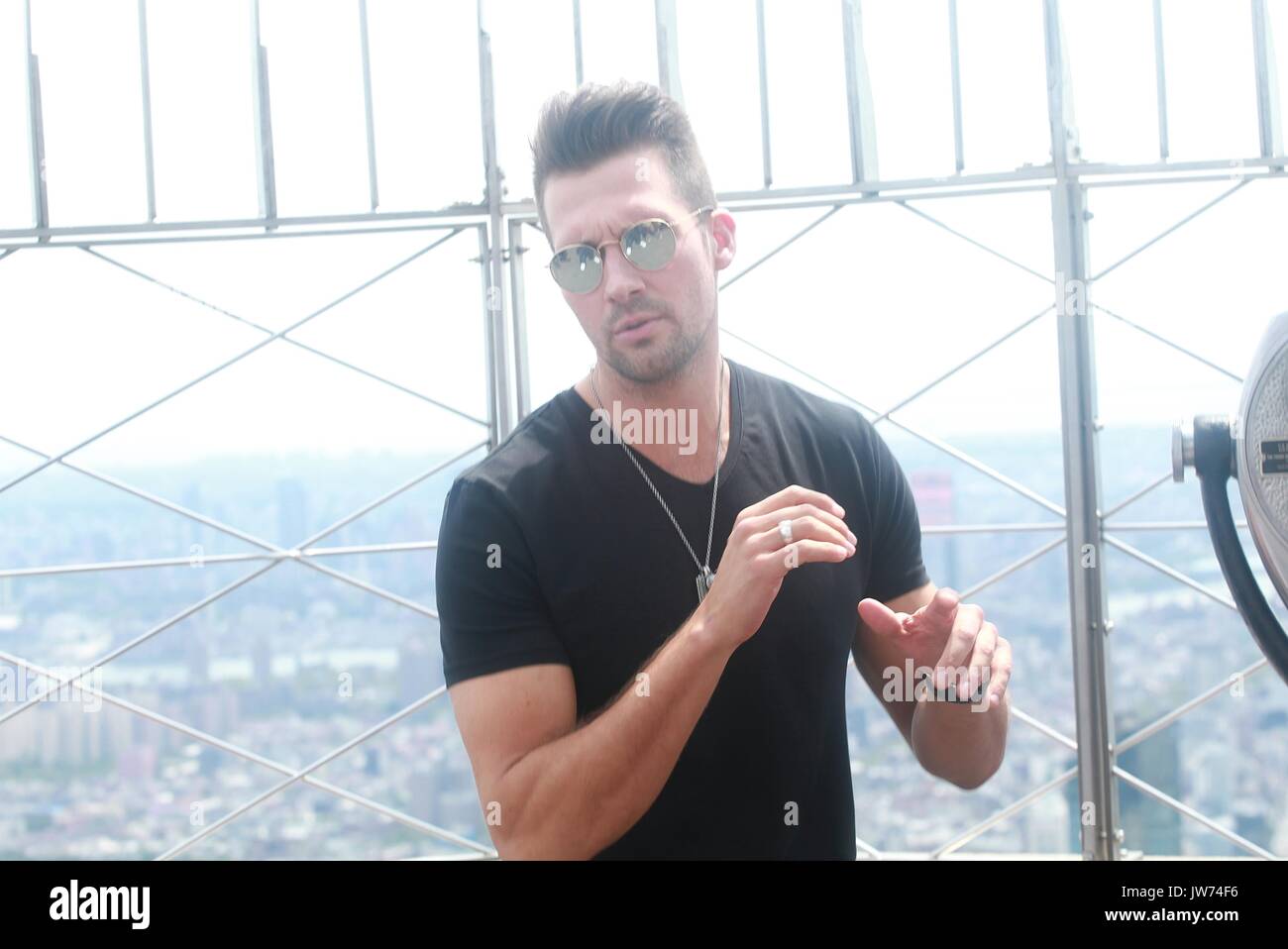 New York, NY, USA. 11th Aug, 2017. Singer, songwriter and actor James ...
