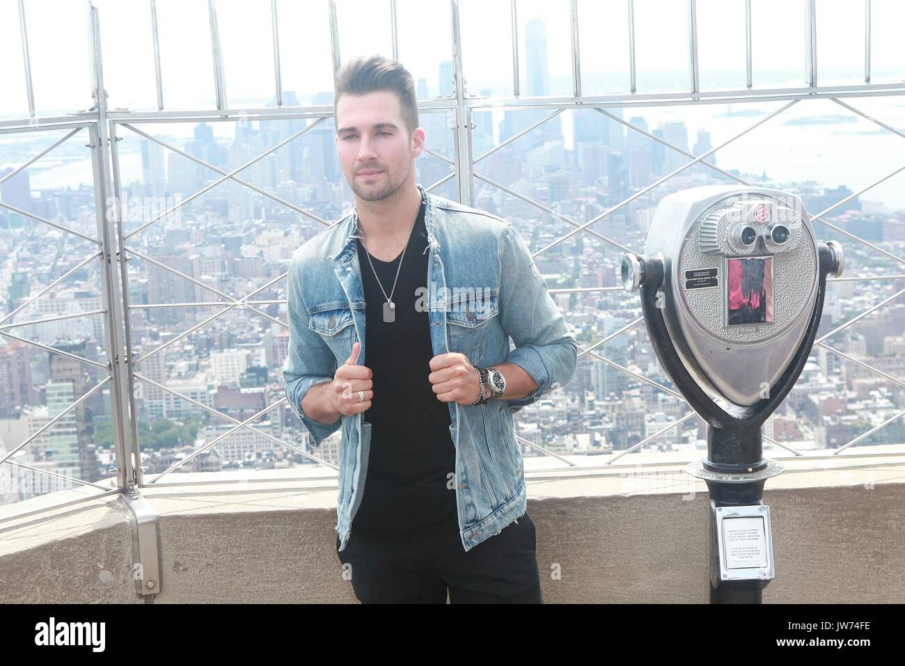 New York, NY, USA. 11th Aug, 2017. Singer, songwriter and actor James ...