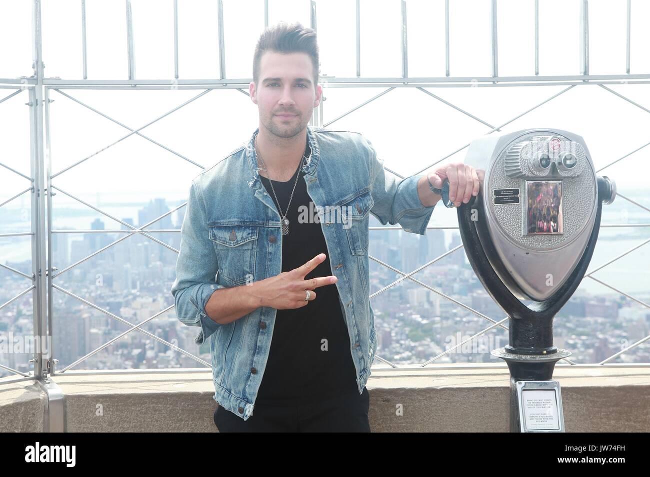 New York, NY, USA. 11th Aug, 2017. Singer, songwriter and actor James ...