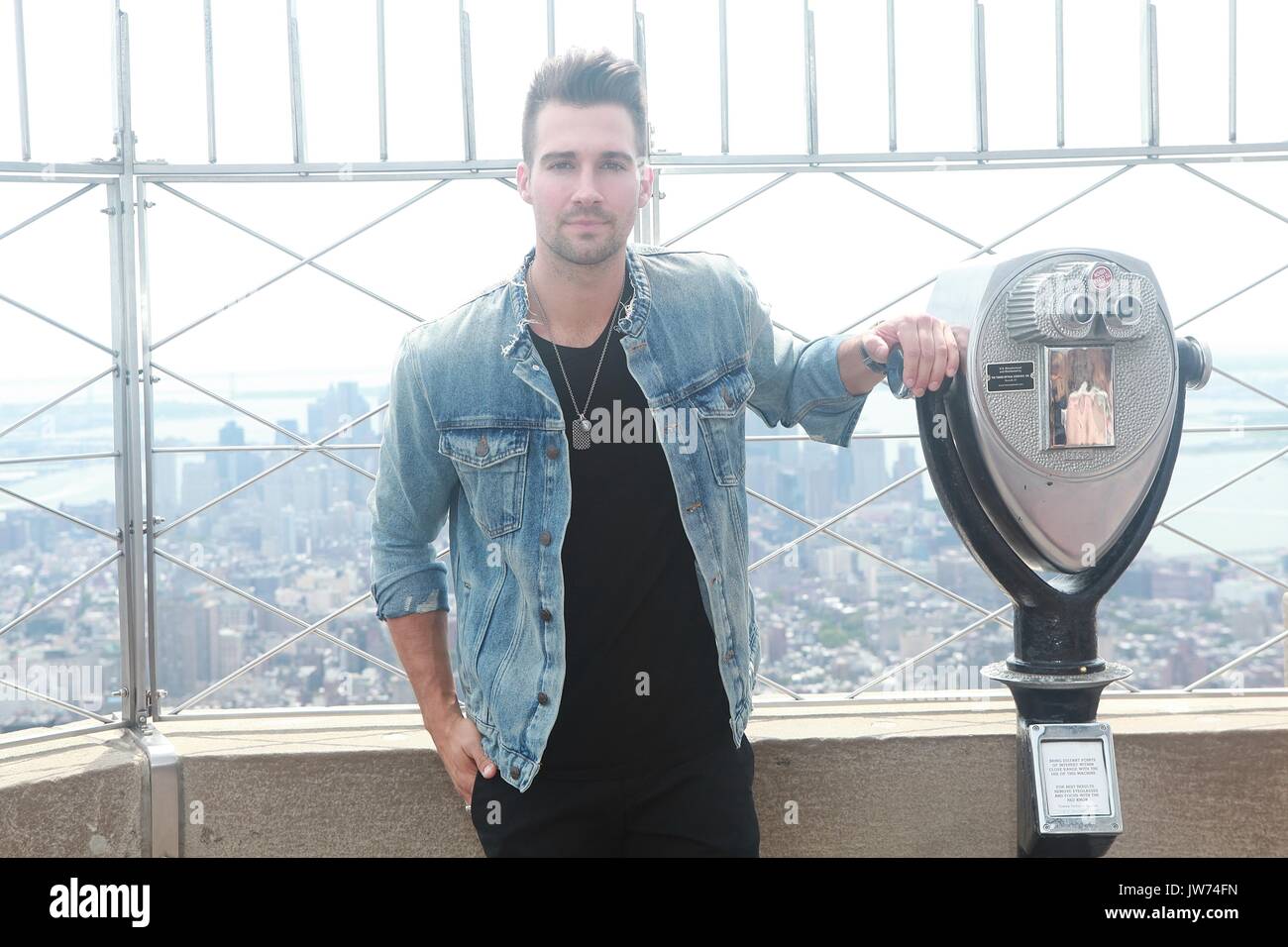 New York, NY, USA. 11th Aug, 2017. Singer, songwriter and actor James ...