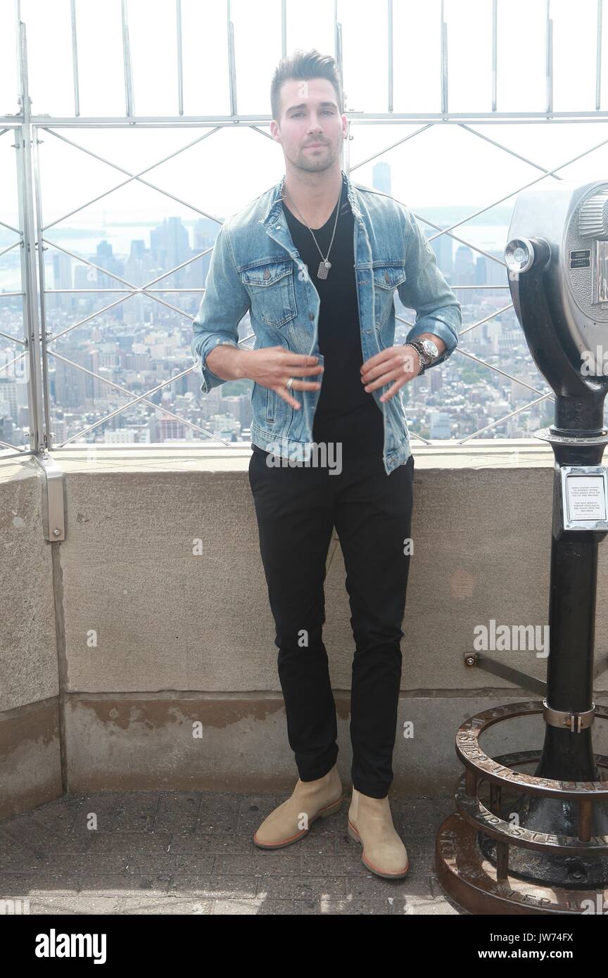New York, NY, USA. 11th Aug, 2017. Singer, songwriter and actor James ...