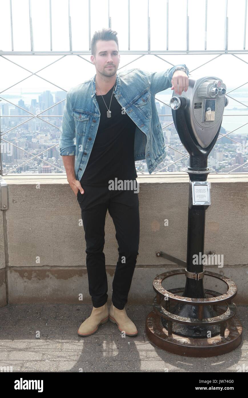 New York, NY, USA. 11th Aug, 2017. Singer, songwriter and actor James ...