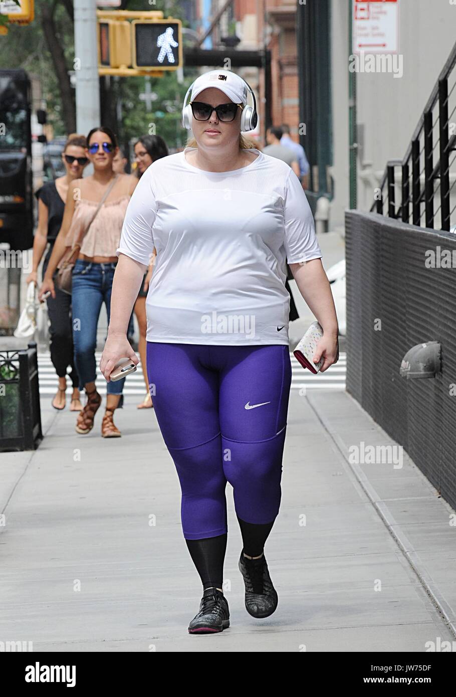 New York, NY, USA. 11th Aug, 2017. Rebel Wilson out and about for ...