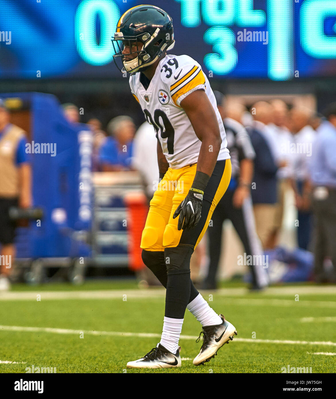 East Rutherford, New Jersey, USA. 11th Aug, 2017. Steelers' safety ...