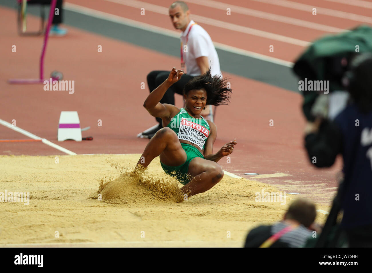 Nigeria long jump womens hi-res stock photography and images - Alamy