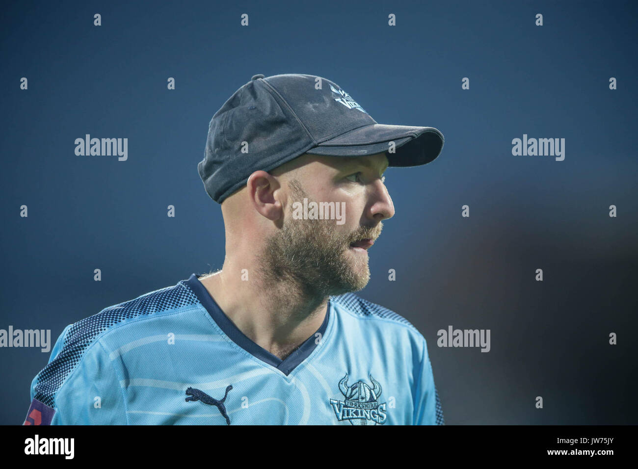 Leeds, UK. 11th Aug, 2017. Adam Lyth (Yorkshire Vikings) Yorkshire ...