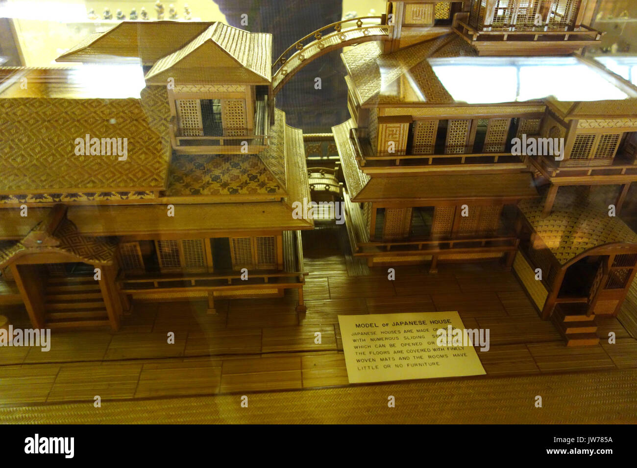 Model of Japanese house Fairbanks Museum and Planetarium DSC04360 Stock ...