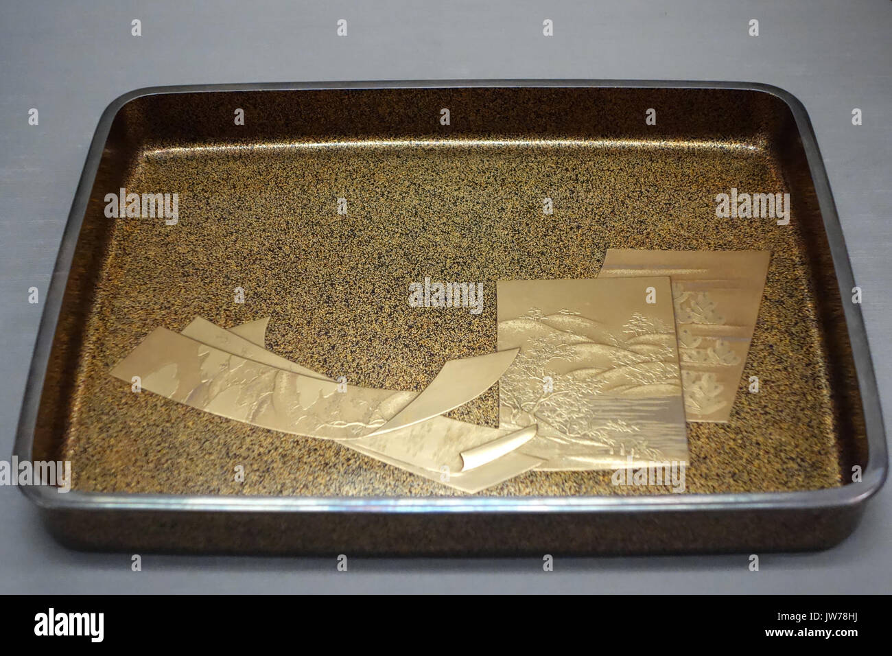 Unidentified item, c 1892, in maki e lacquer Tokyo National Museum ...