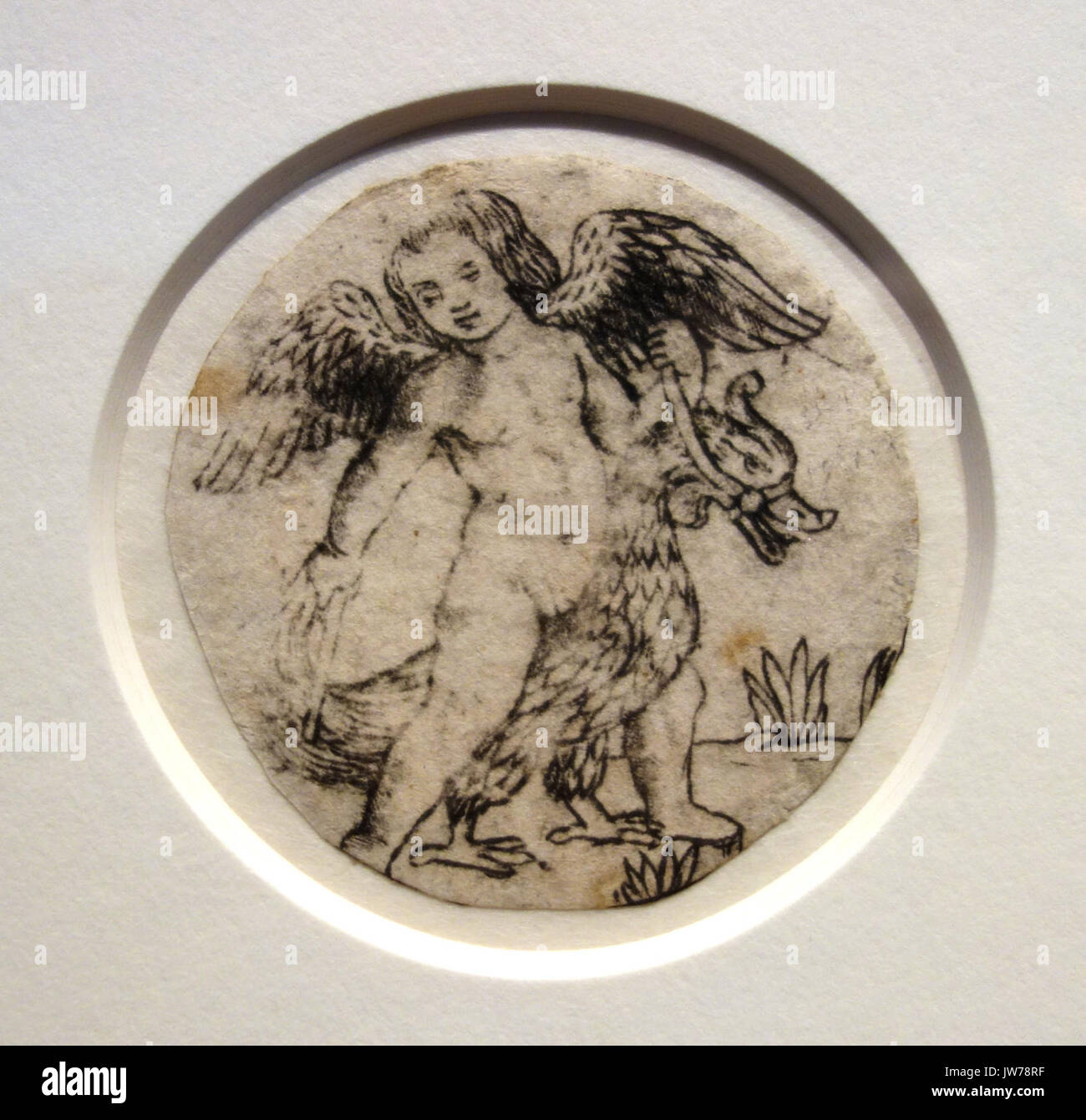 Cupid Riding an Eagle by the Florentine 'Fine Manner' Engraver, second ...