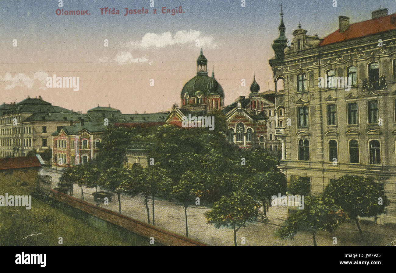 Olomouc map hi-res stock photography and images - Alamy