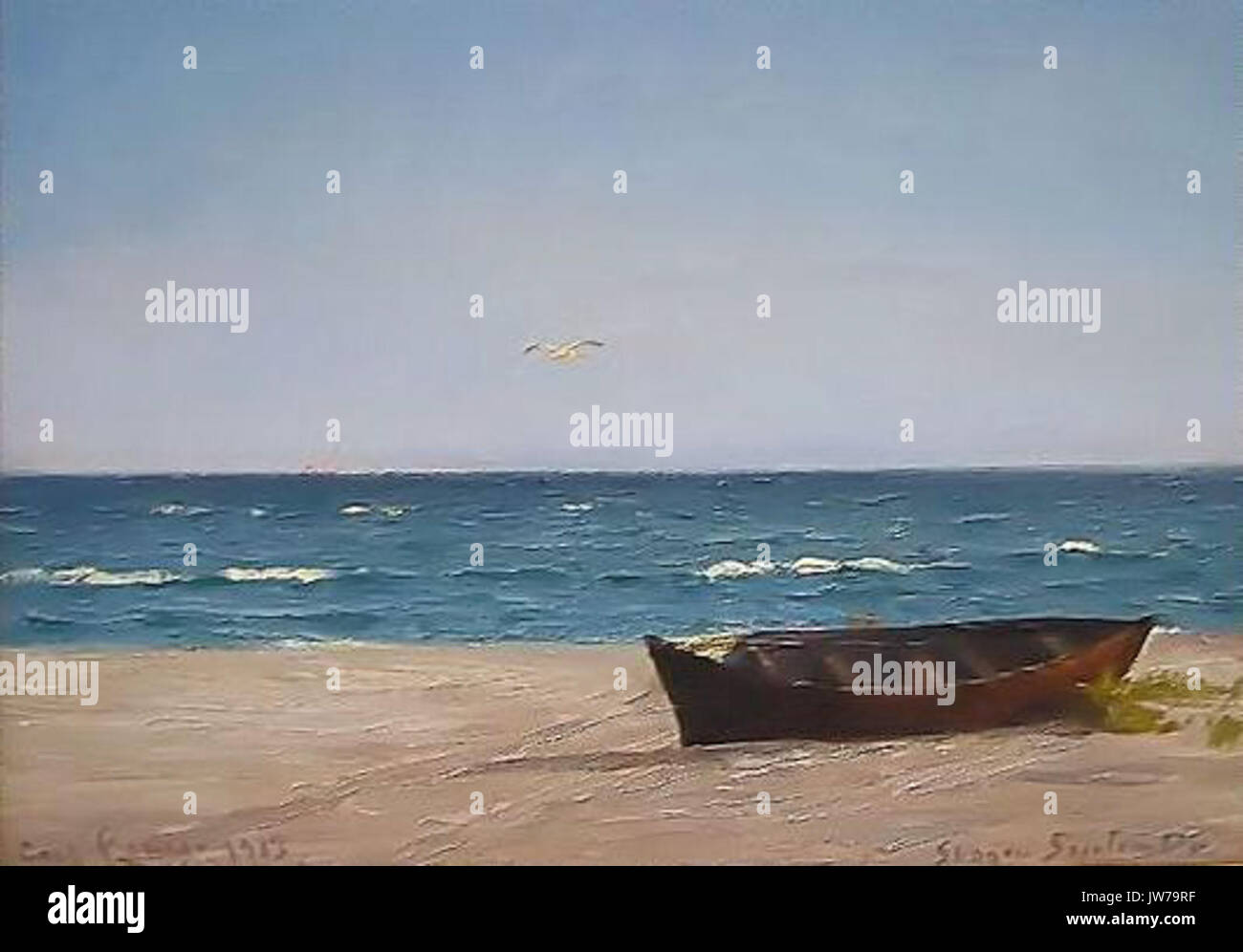 Carl locher skagen september 1913 Stock Photo - Alamy