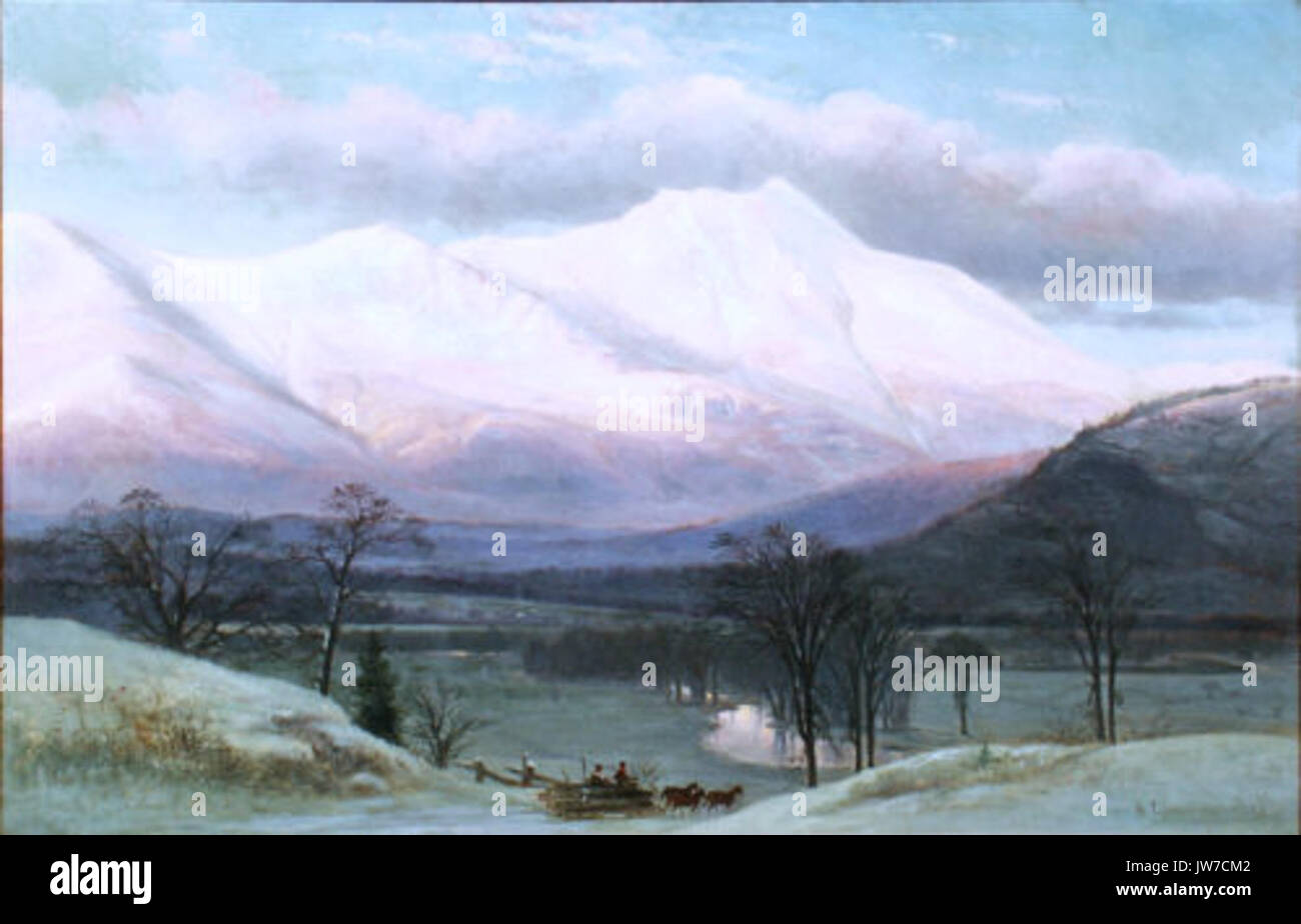 Landscape by Benjamin Champney Stock Photo - Alamy