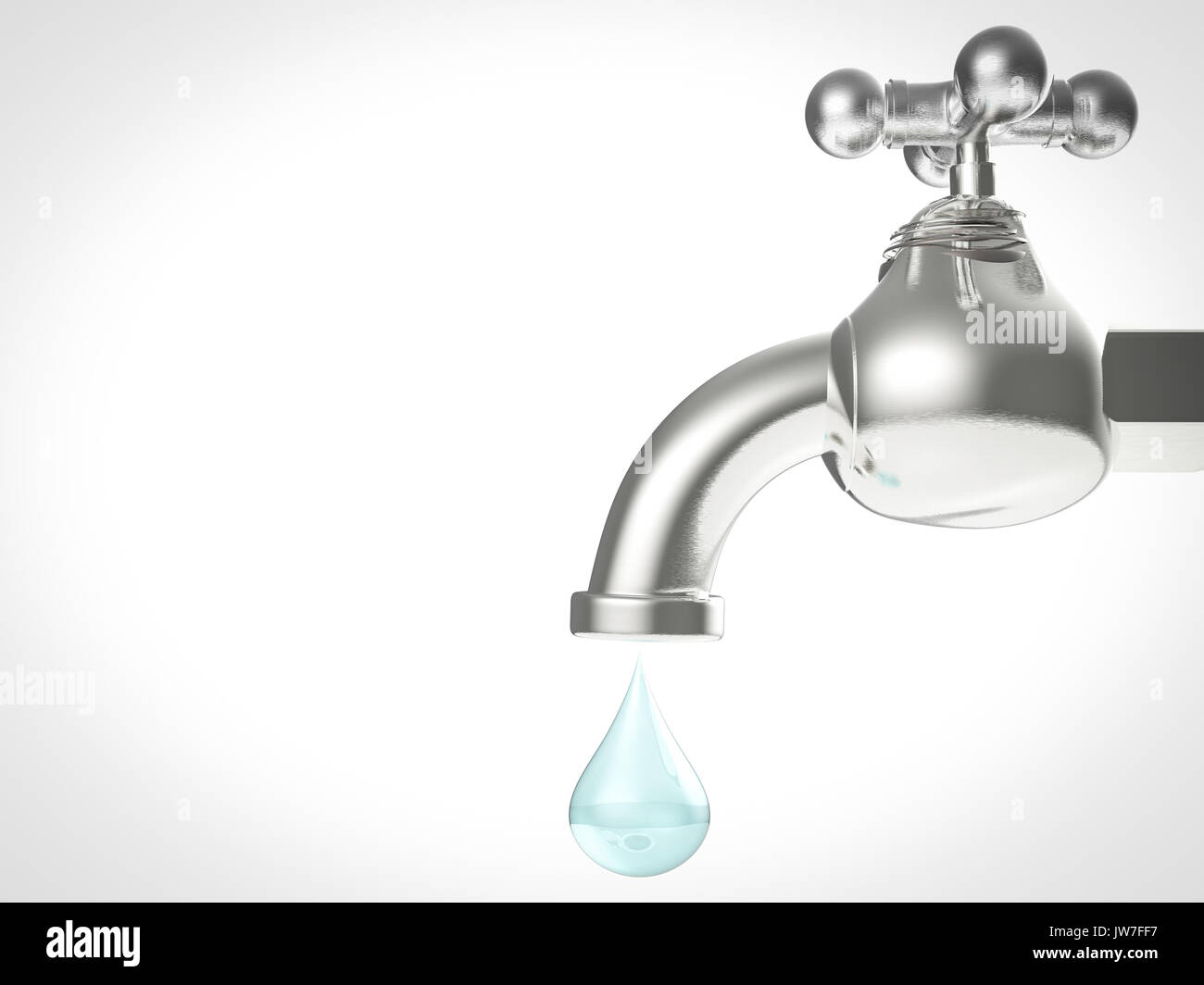 water tap with water drop Stock Photo - Alamy