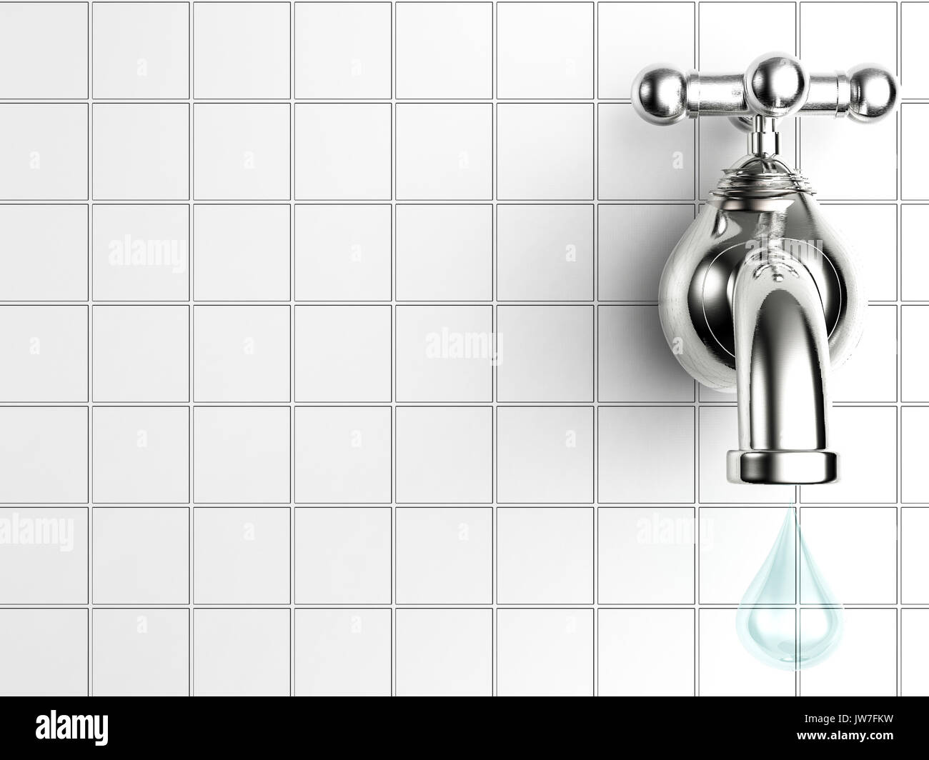 water tap with water drop Stock Photo - Alamy