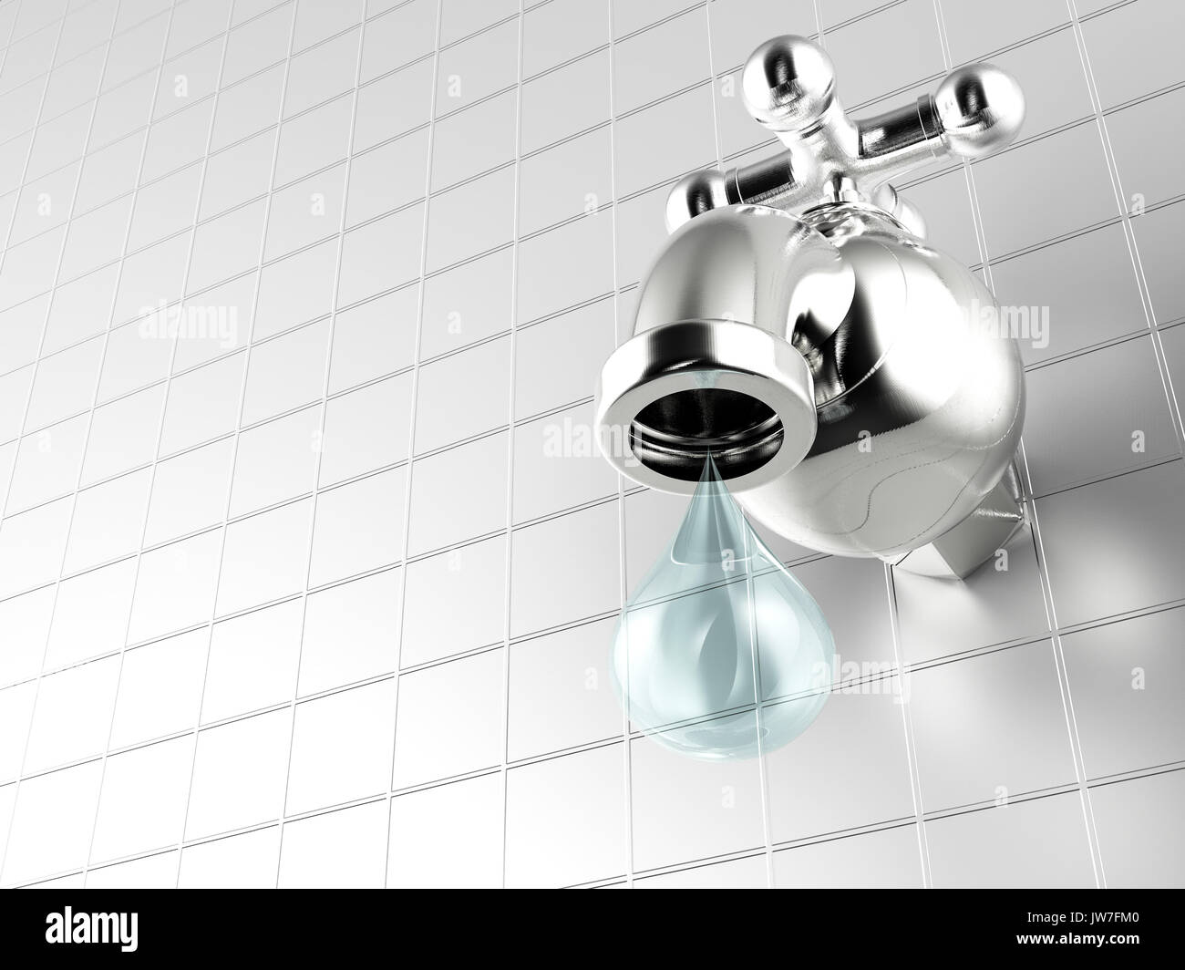 water tap with water drop Stock Photo - Alamy