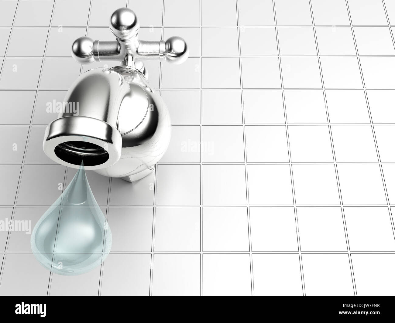 water tap with water drop Stock Photo - Alamy