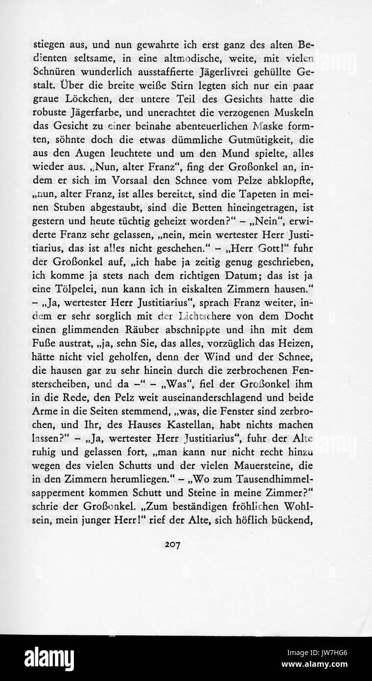 A mention of E.T.A. Hoffmann’s work, possibly referring to the 'Majorat ...