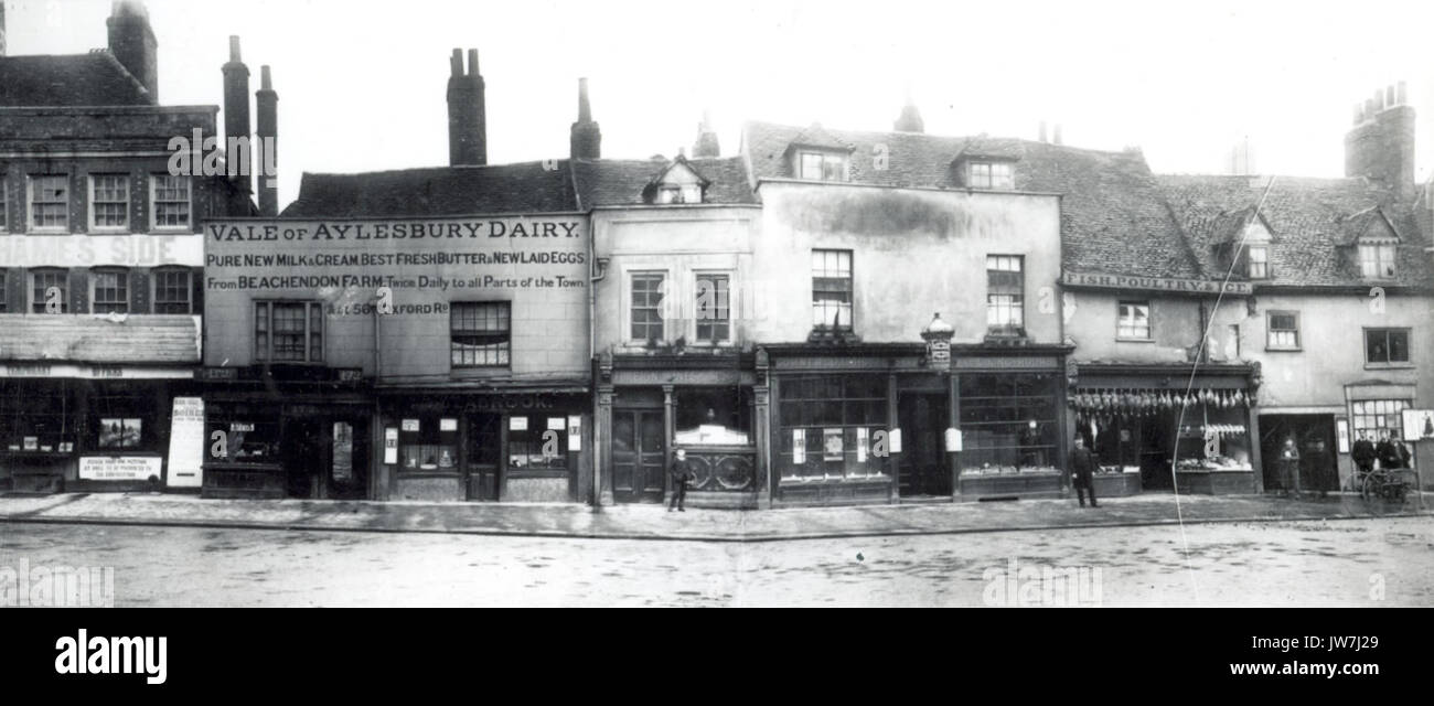 Friar Street, Reading, south side, 1894 Stock Photo - Alamy