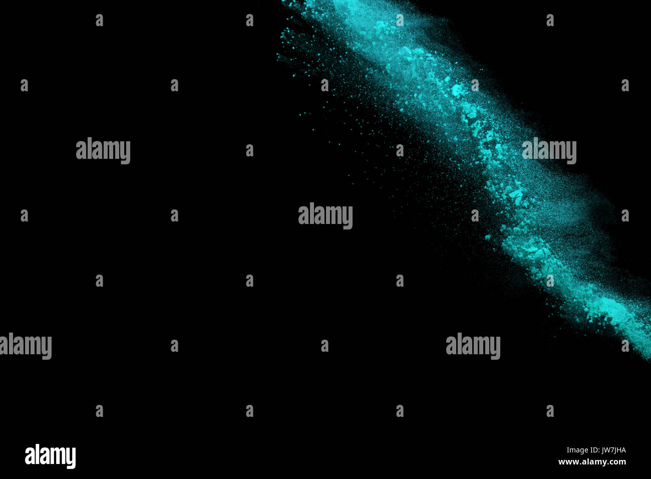 Colorful powder splash on black background Stock Photo - Alamy