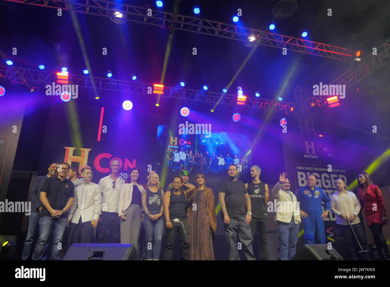 Pasay, Philippines. 10th Aug, 2017. History talents and celebrities are ...