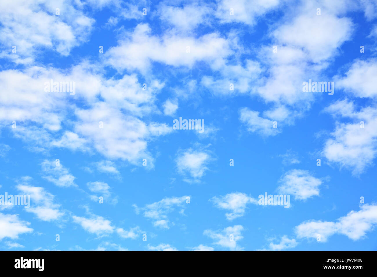 Blue sky with light clouds Stock Photo - Alamy