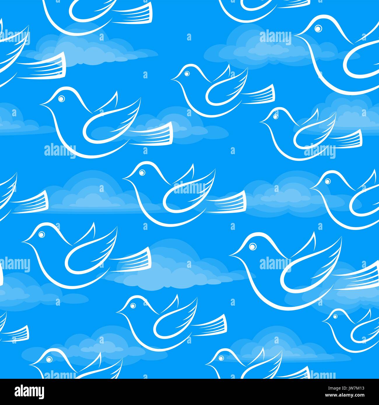 Bluebird cartoon background blue bird hi-res stock photography and ...