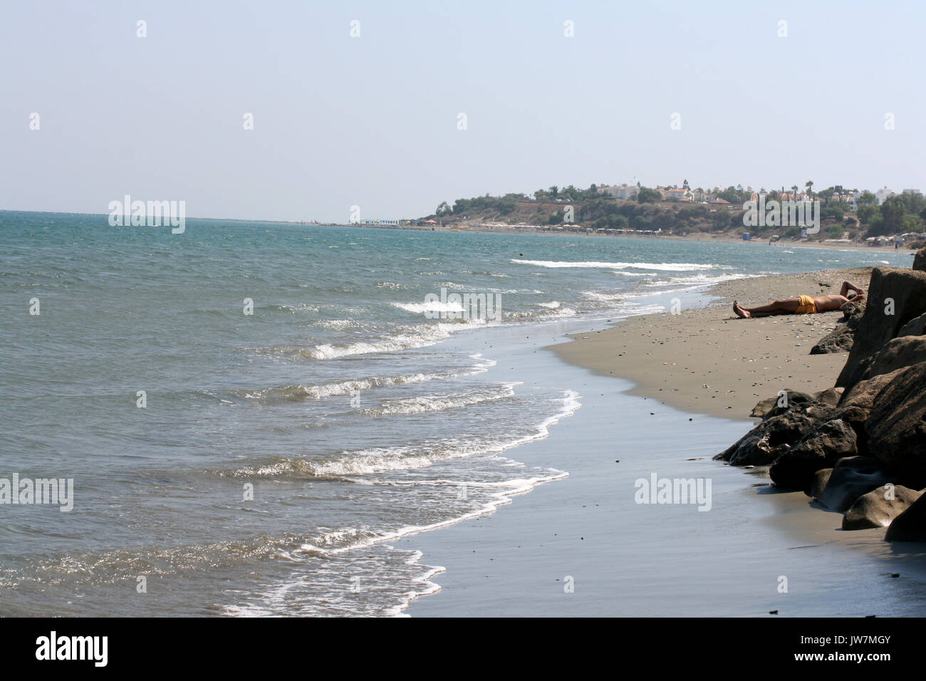 Sunbather at beach hi-res stock photography and images - Alamy